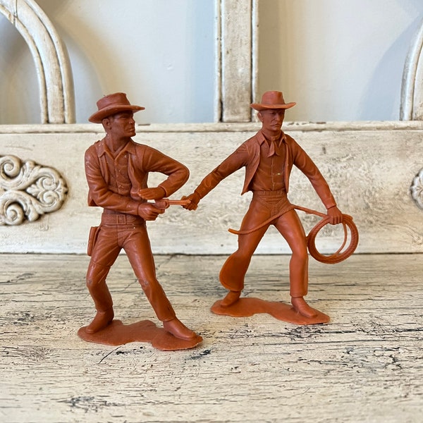 Marx 6" Cowboy Figures - Etsy