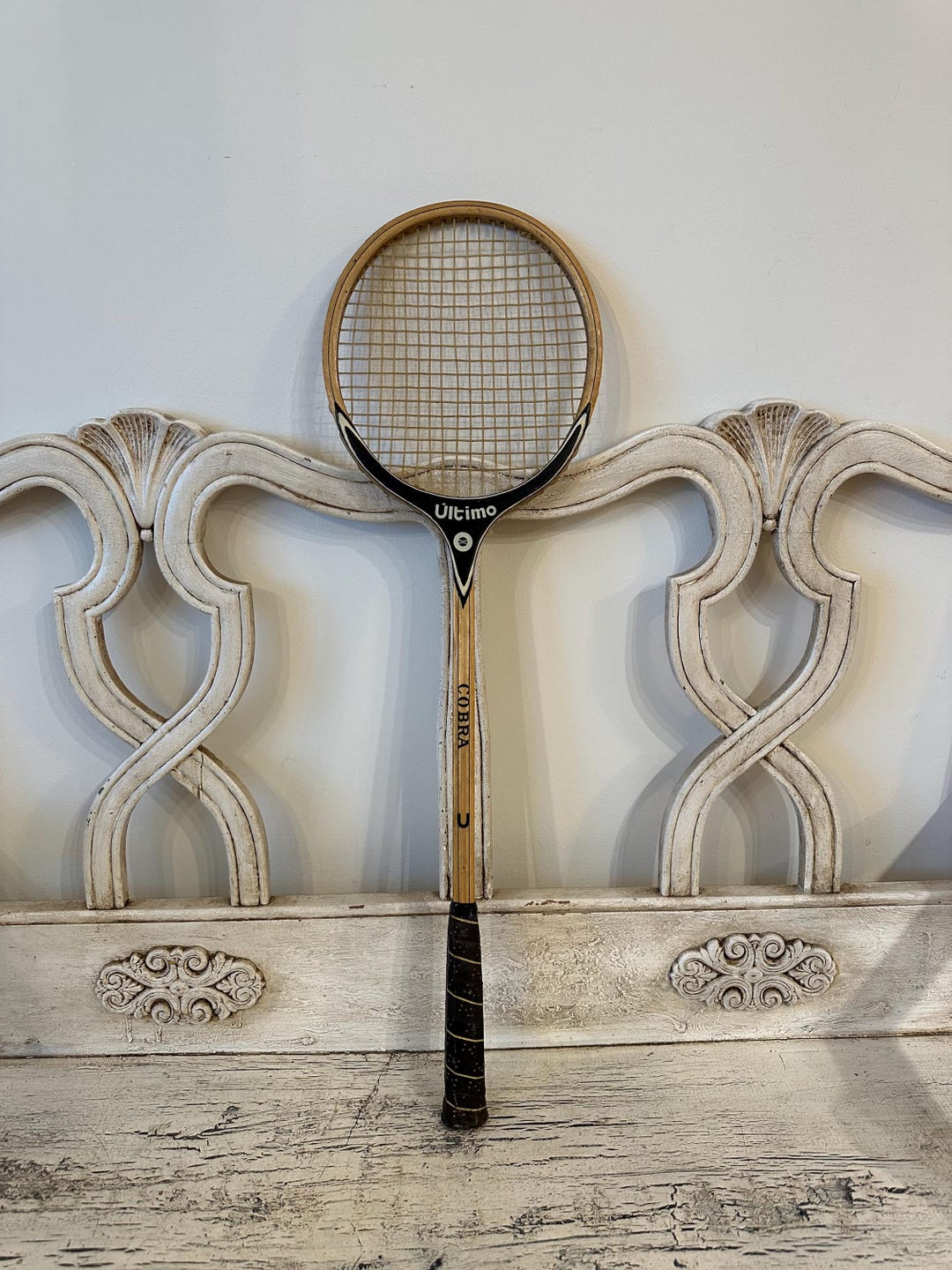 Vintage Wooden Squash Racket - Rustic Squash Racket for Decor - Etsy