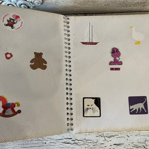 Vintage 80s Sticker Book With Stickers - Etsy
