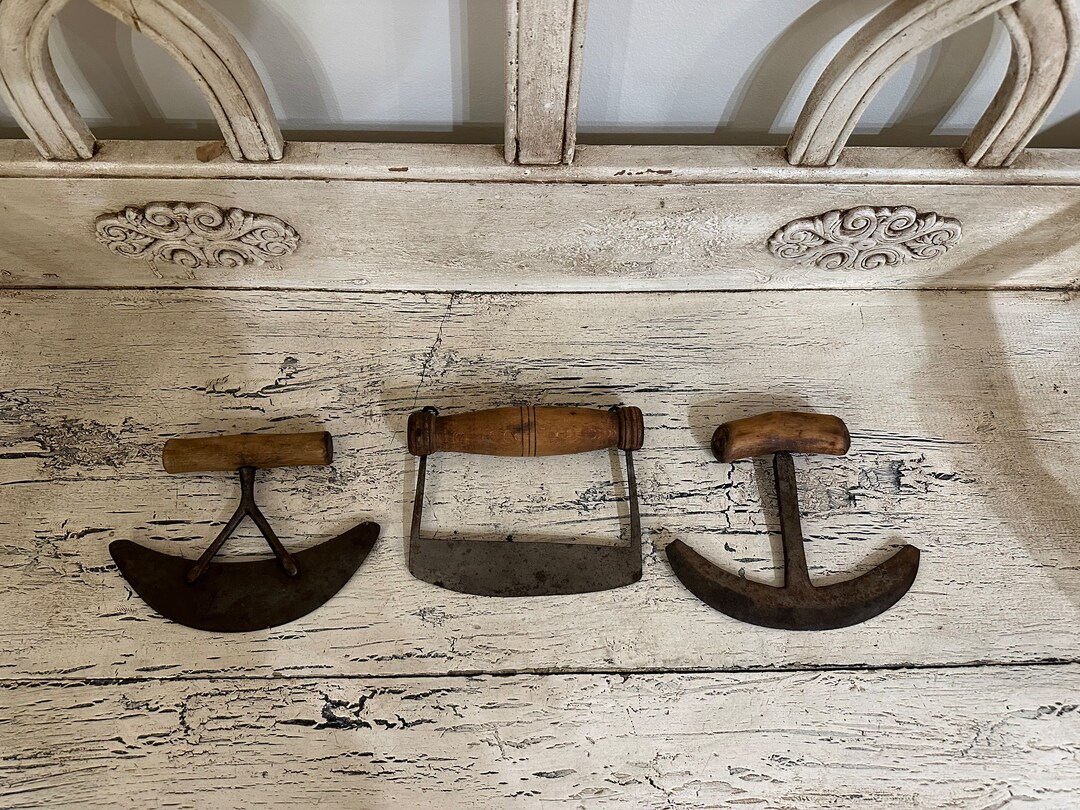 Primitive Chopper Lot - Rustic, Farmhouse Kitchen Tools - Instant ...