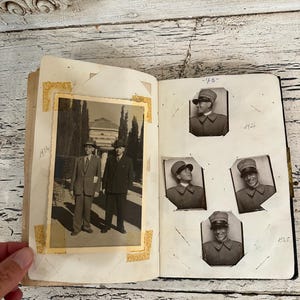 Antique Italian Photo Album From 1920's - Military, Family - History - Etsy