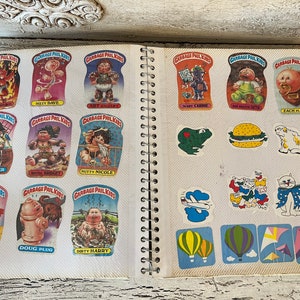 Vintage 80s Sticker Book With Stickers - Etsy