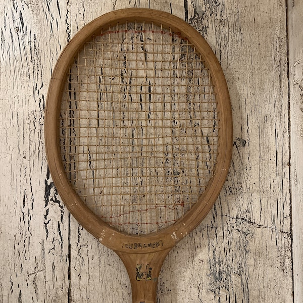Wooden Tennis Racket - Etsy