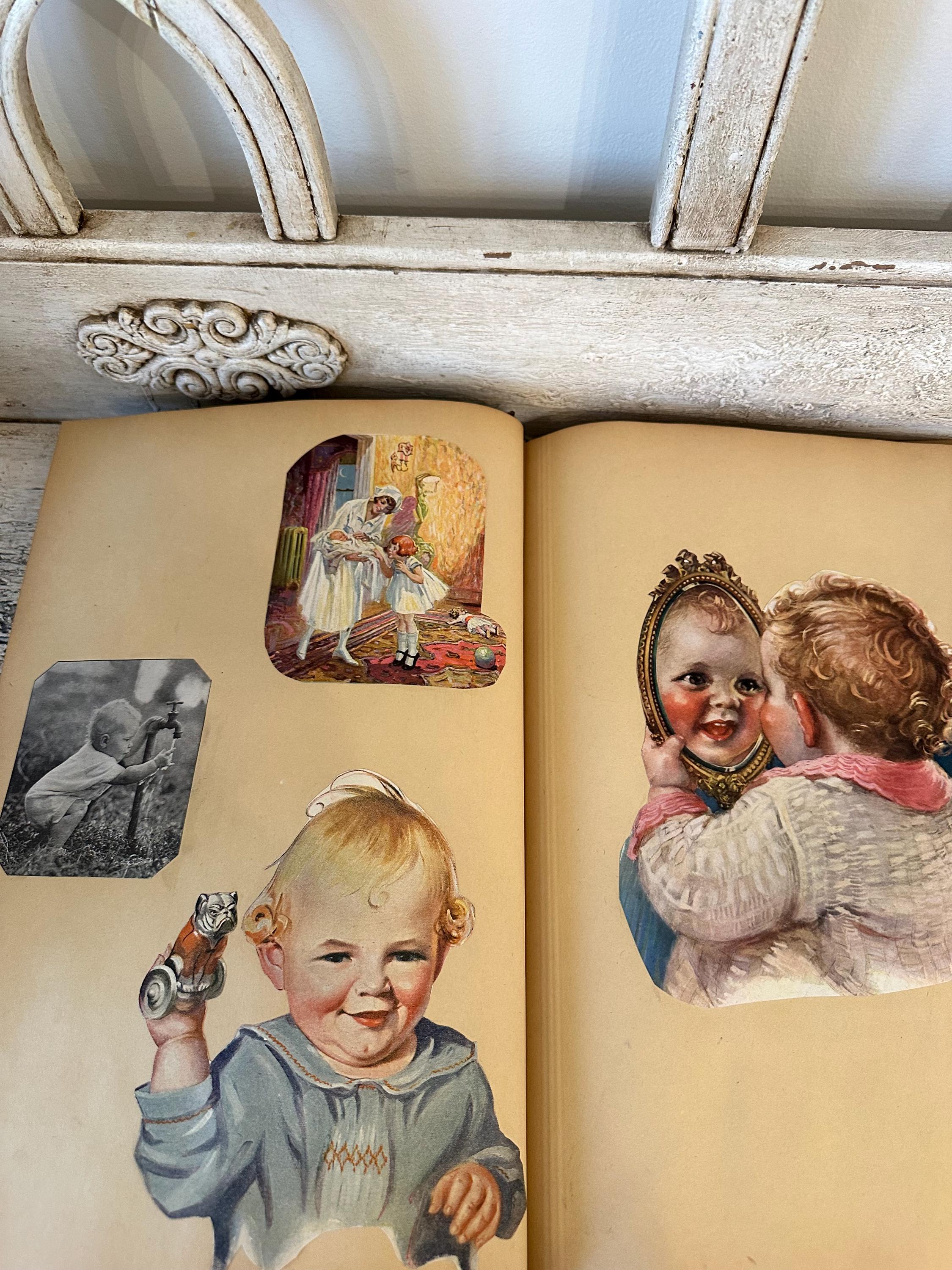 Vintage 1930's Scrapbook - Fantastic Cut-outs and Advertisements ...
