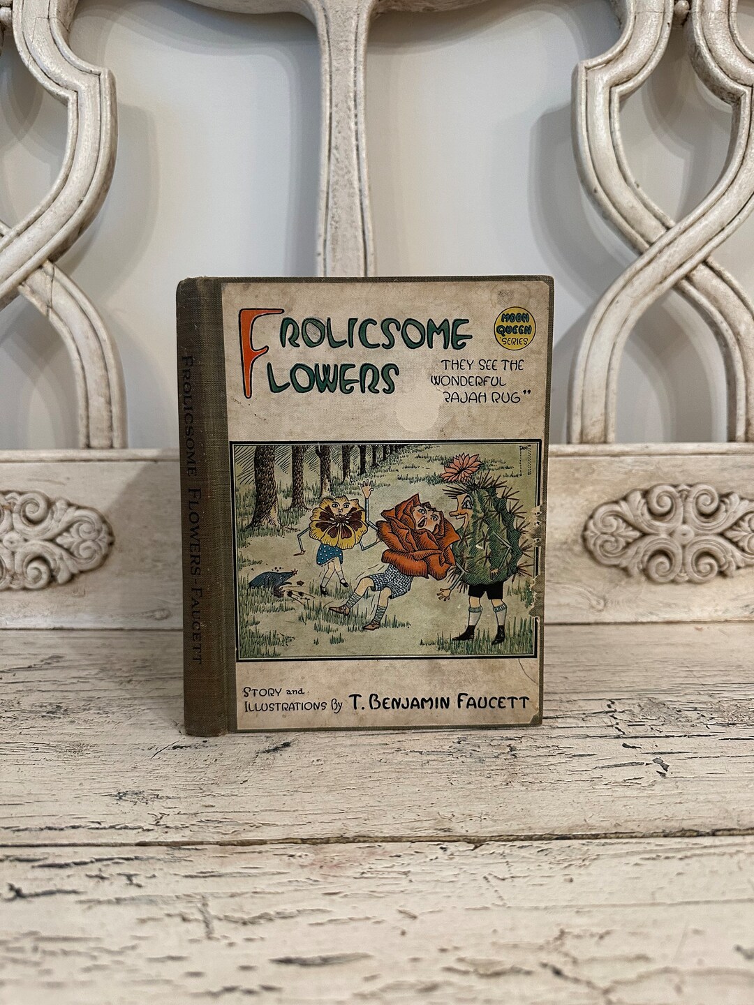 Antique Children's Book - Frolicsome Flowers, by Benjamin Faucett ...