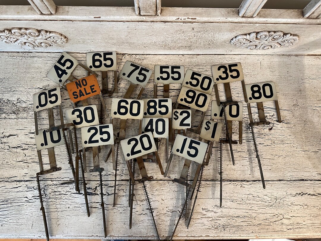 Vintage Cash Register Flags Lot of 20 Flags Great for Weddings, Crafts ...