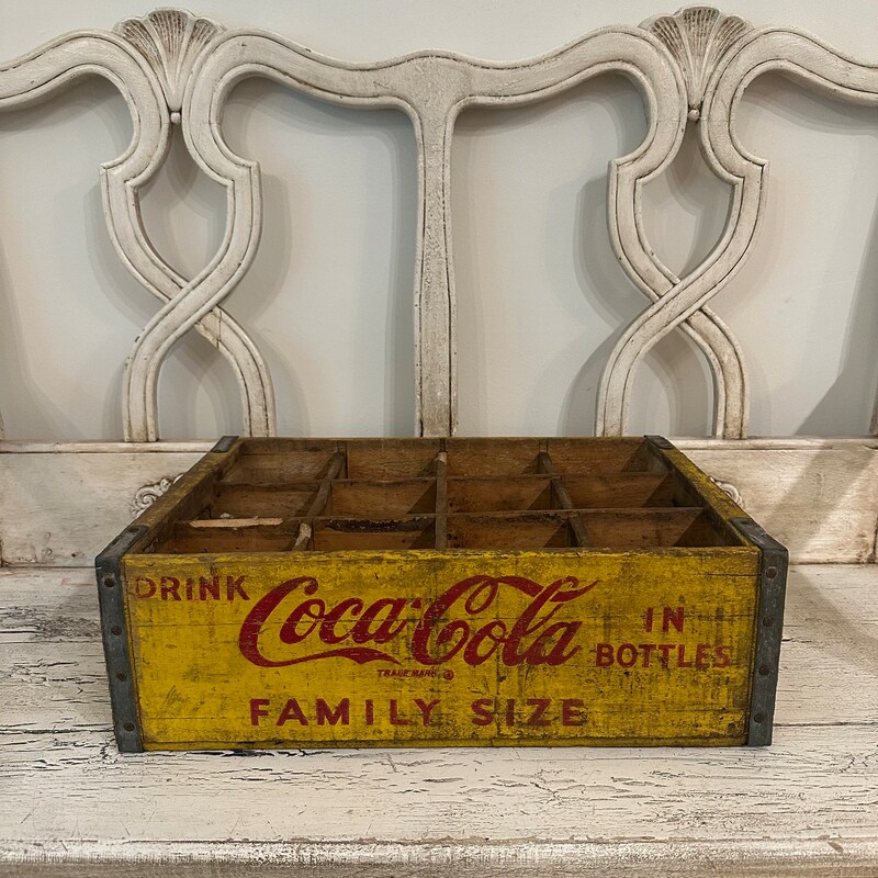 Coca Cola Wooden Crate - Etsy