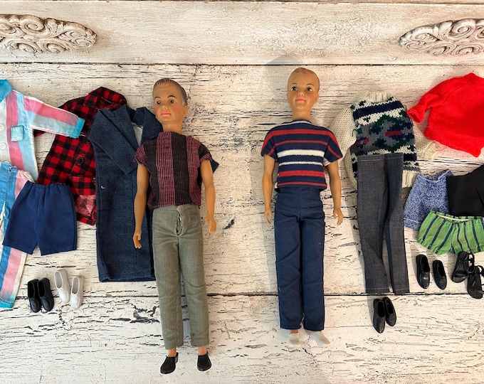 Two Vintage Ideal Tammy Dolls: Brother and Father - Vintage Dolls With ...