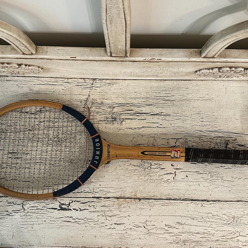 Wooden Tennis Racket - Etsy