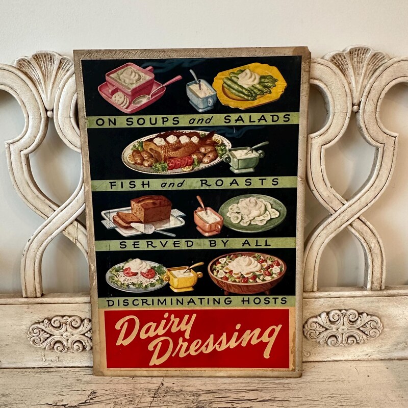 Vintage Dairy Sign - Etsy
