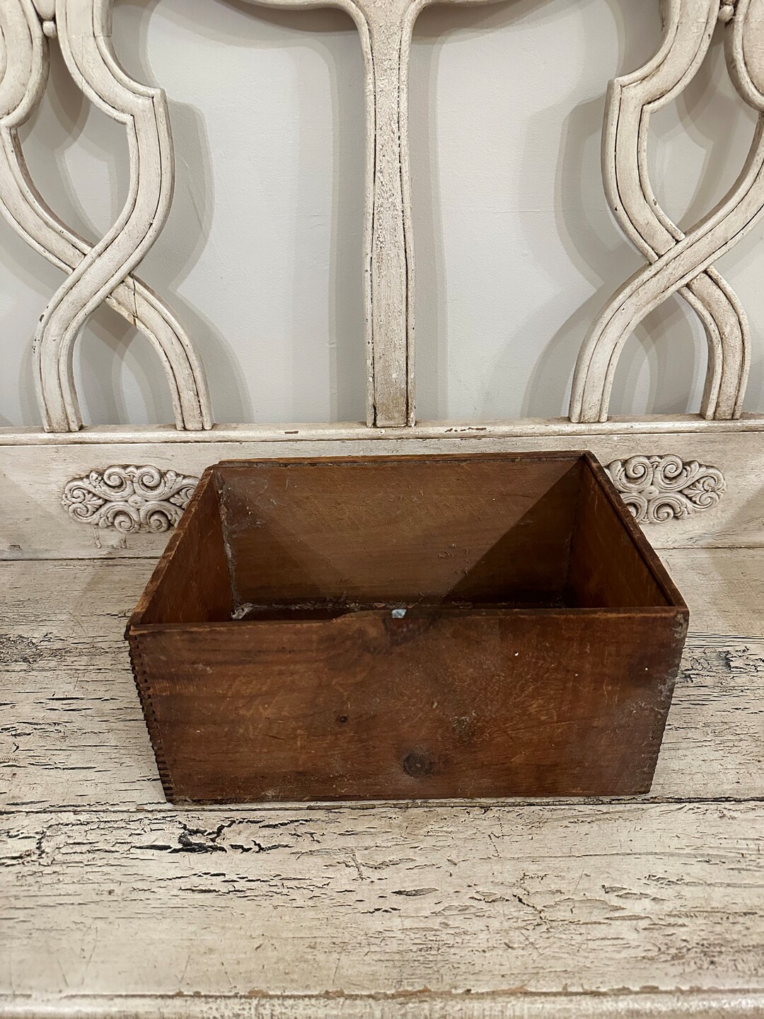 Small, Rustic Wooden Box Authentic Farmhouse Storage Distressed Wood - Etsy