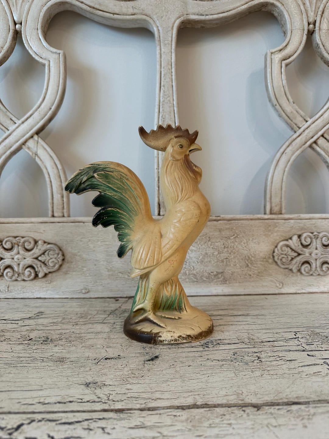 Vintage Knickerbocker Rooster Coin Bank - Wonderfully Faded and ...