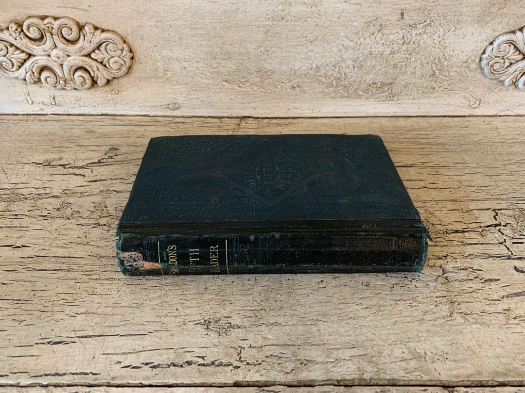 Antique School Reading Textbook - 1875 - Vintage Reader - Sheldon's ...