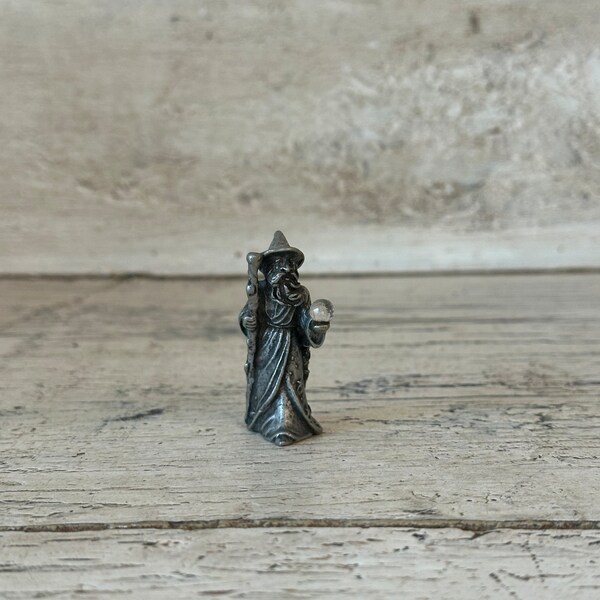 Pewter Wizard - Etsy