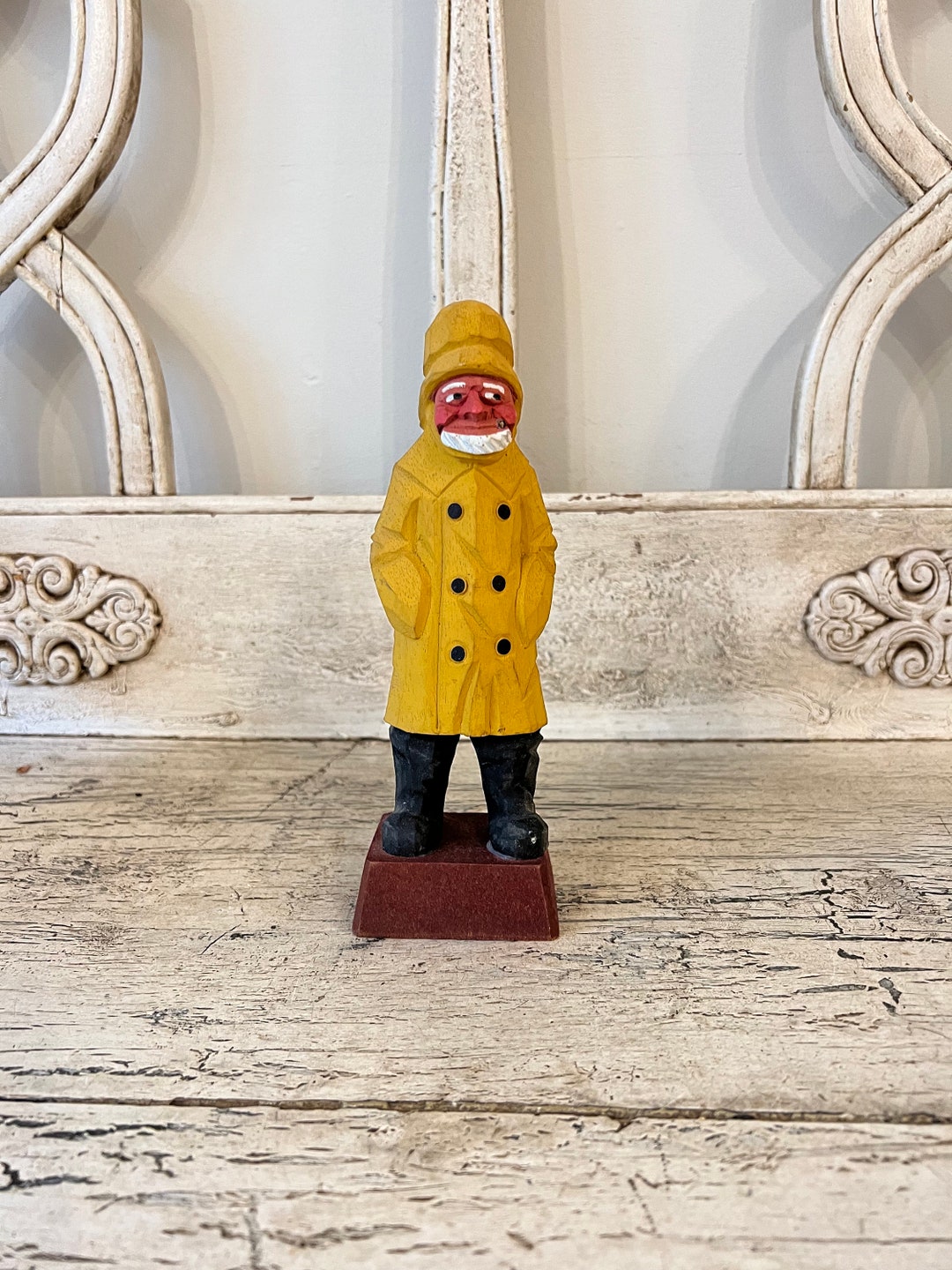 Vintage Wooden Sea Captain 8 Inches Nautical Decor - Etsy Canada