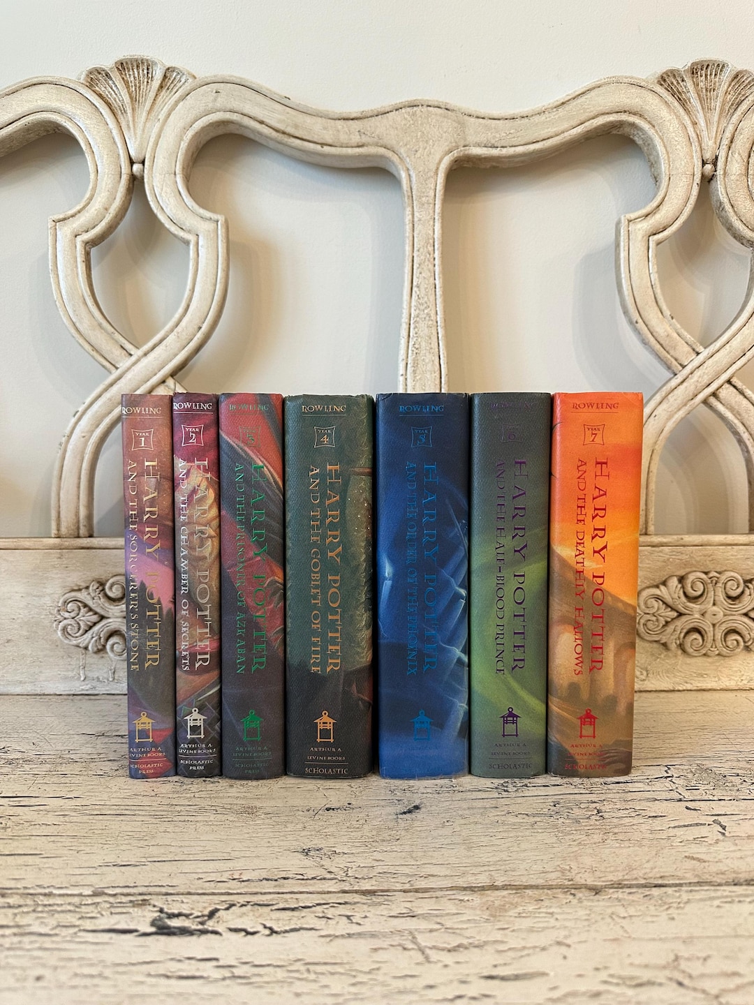 Harry Potter Book Set Complete First American Printings Set Hardcover ...
