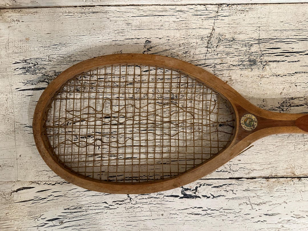 Antique Wooden Tennis Racket - Beautiful, 1920s Tennis Racket - Etsy