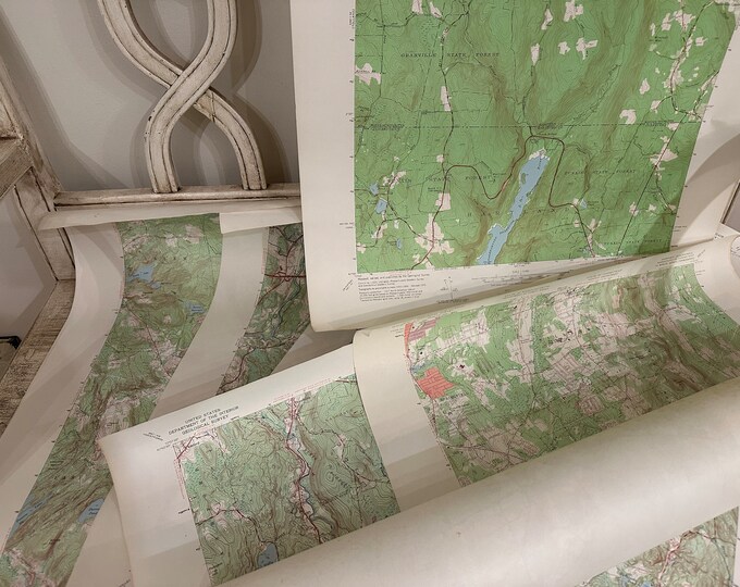 16 Vintage Geological Survey Maps - 1950's - Great for Crafts or Decor ...