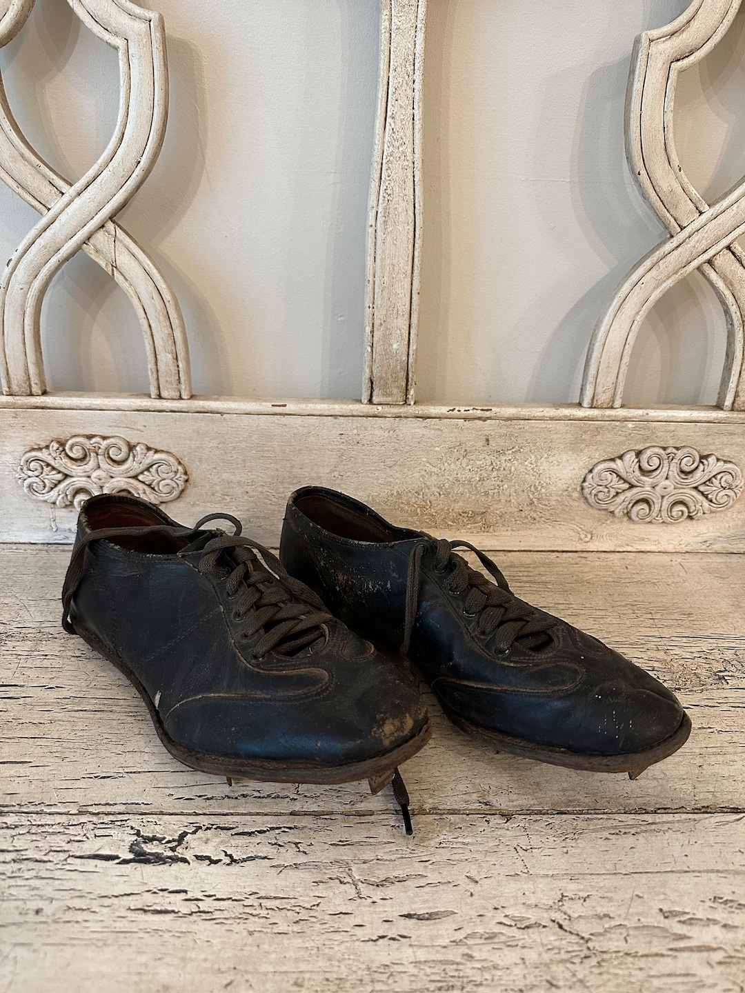 Antique Leather Cleats 1930s or 40s Baseball, Golf, Sports Cleats ...