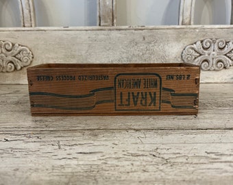Vintage Kraft Cheese Box - Etsy