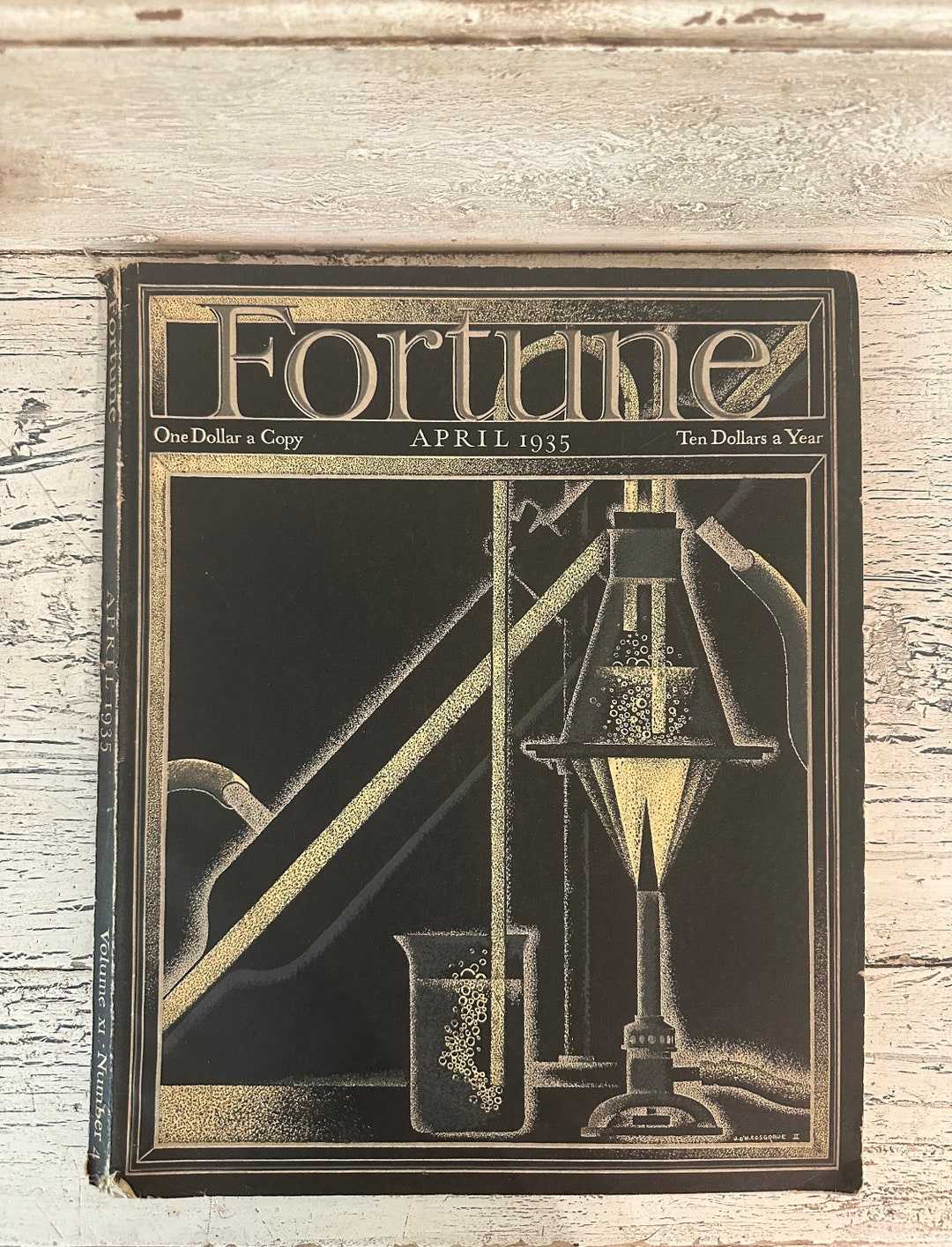 Vintage Fortune Magazine - April 1935 - Lightly Distressed - Etsy