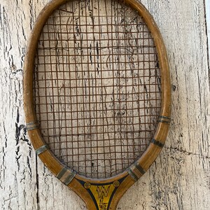 Antique Wooden Tennis Racket Beautiful, 1920s Wright & Ditson Racket - Etsy