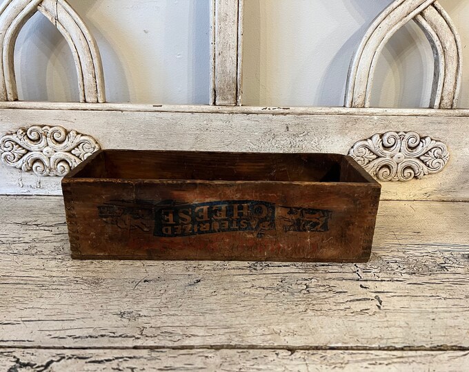 Rustic Wood Cheese Box - Cheddar Provolone Pasteurized Cheese - Etsy