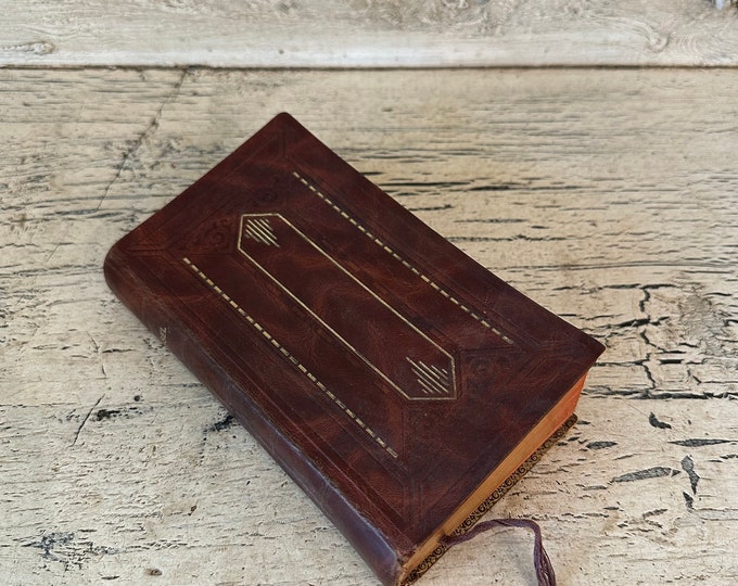 Pretty French Missal From 1934 - Beautiful Colored Pages - Tucked With ...