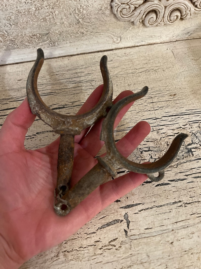 Vintage Oar Locks Boat Hardware Weathered Nautical Beach - Etsy