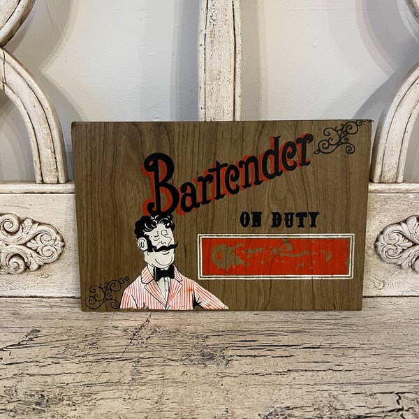 Bartender Sign - Etsy