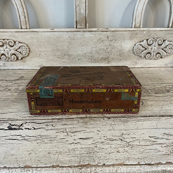 Wooden Cigar Box - Etsy