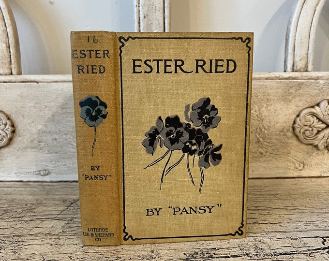 Ester Ried, by Pansy - Early 1900s - Pretty Gift or Display Book - Etsy