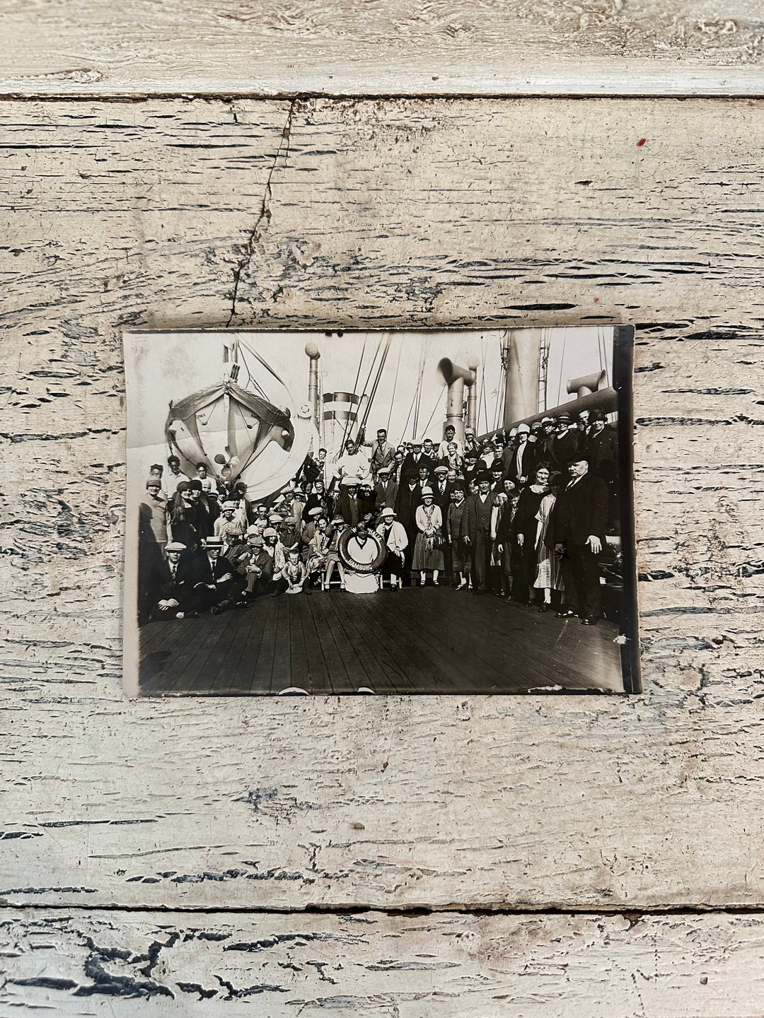 Antique Group Photo - Early 1900s - Cruise Ship Boat Photo - Hamburg - Etsy