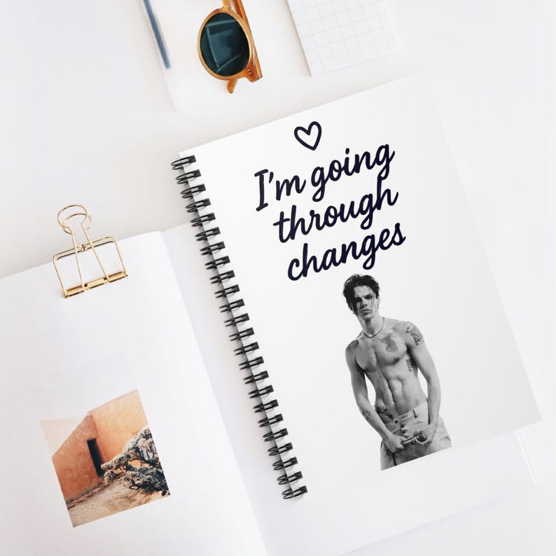 Emotional Spiral Notebook - Im Going Through Changes, Inspirational ...