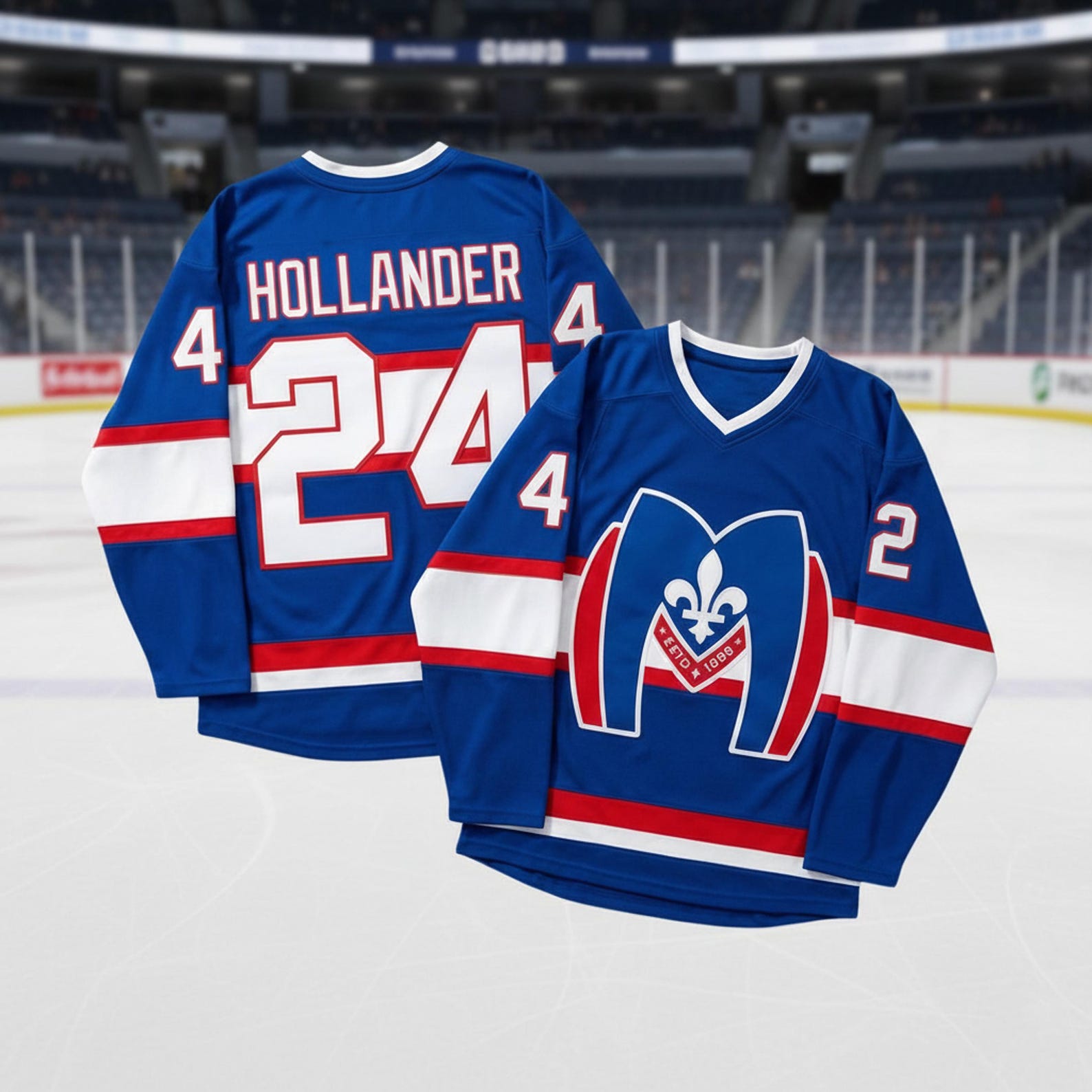 Hollanov Hookey Jersey, Update Materials Custom Hookey Jersey, Ilya ...