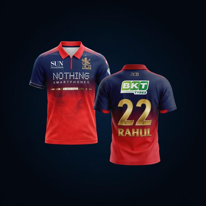 Buy Rcb Men Jersey 2026 Online In India - Etsy India