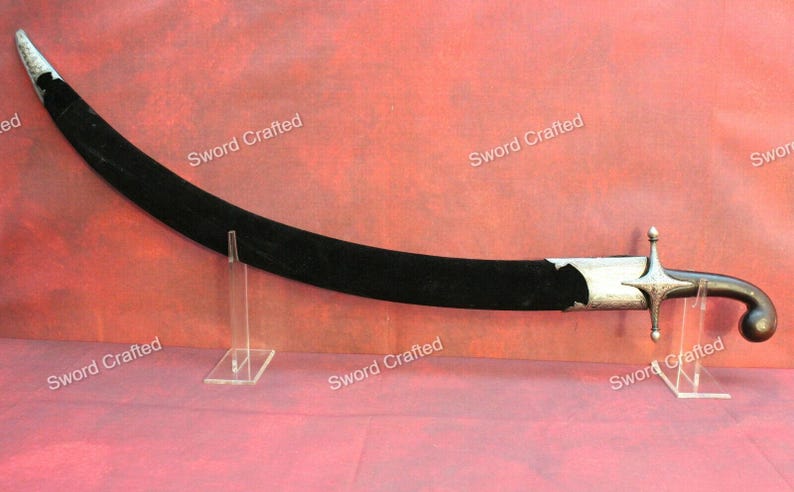 Middle East, Arabic, Islamic Ottoman Pala Kilij Shamshir Damascus Sword ...