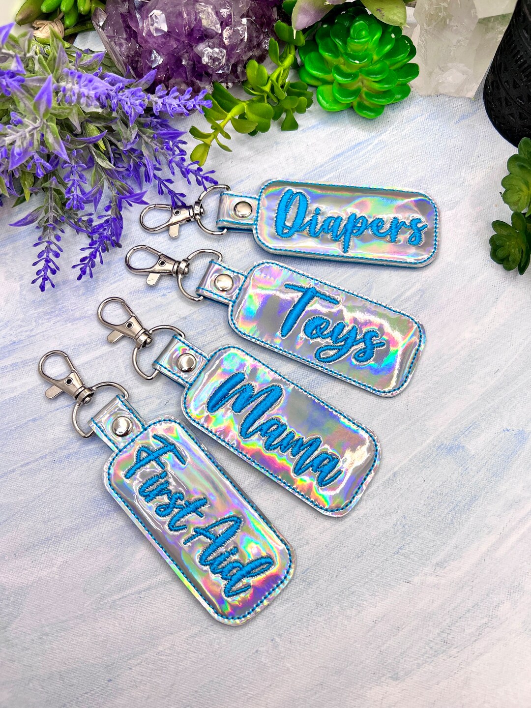 Diaper Bag Tags Purse Pouch Labels Diaper Bag Labels Cube Tag Diaper ...