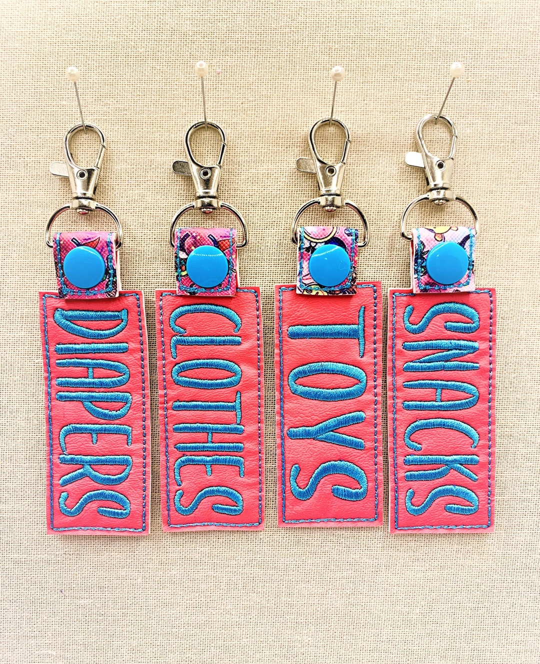 Diaper Bag Tags Labels Diaper Bag Labels / Tags Cube - Etsy