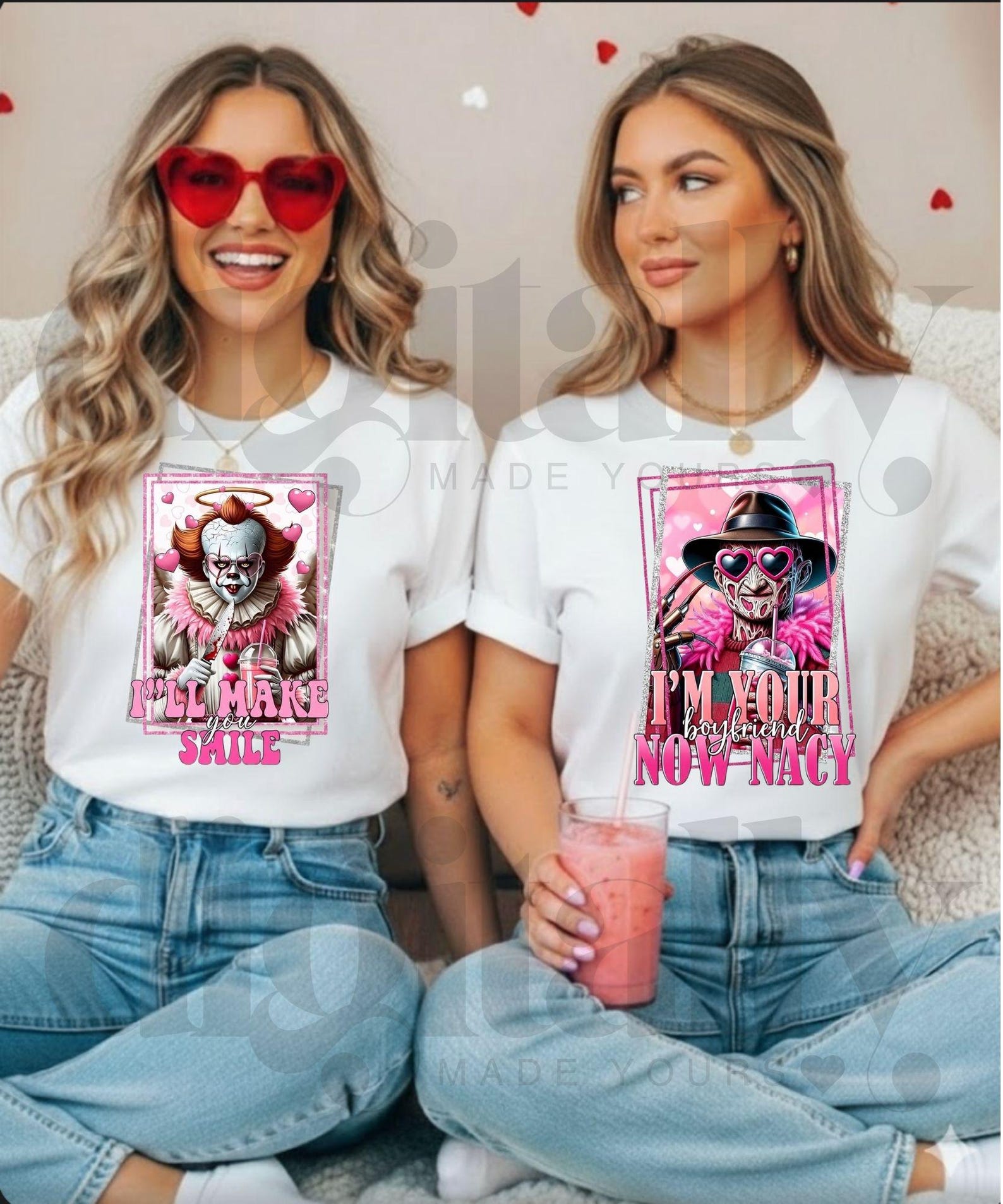 Paquete de más de 400 personajes de terror de San Valentín (PNG), Sé ...