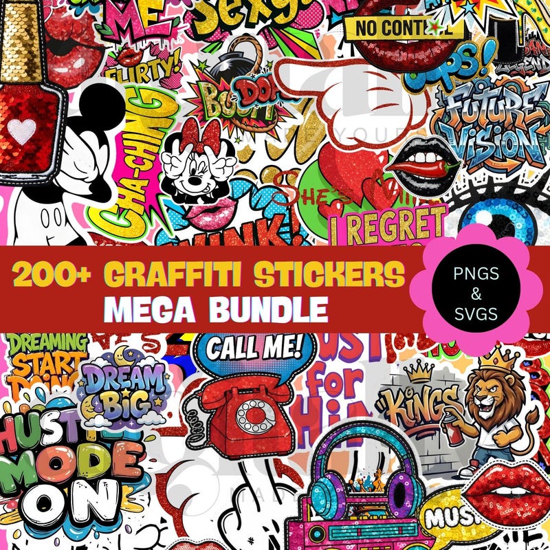Graffiti Stickers - Etsy