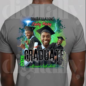 Graduation Shirt Template Mega Bundle Canva Templates: Grad Bootleg ...