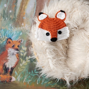 Fox Hat, Animal Hat, Halloween Hat, Forest Critters Hat - (fits Babies ...