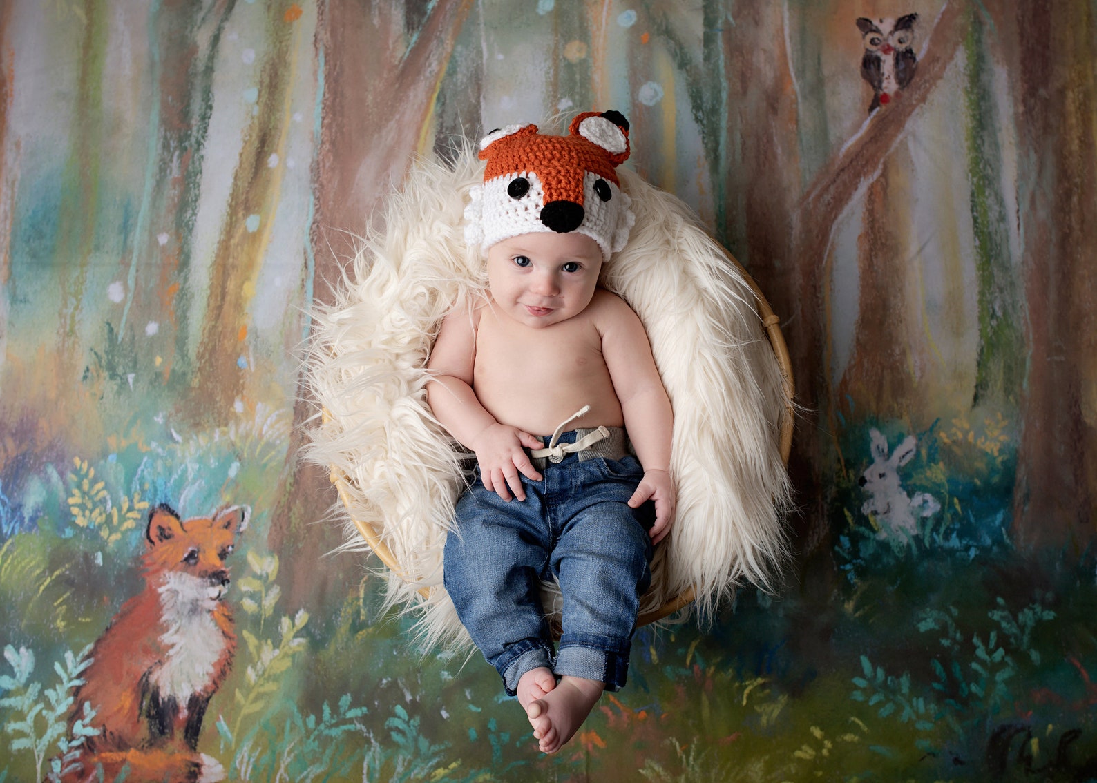 Fox Hat Animal Hat Halloween Hat Forest Critters Hat | Etsy