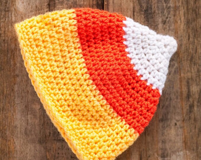 Candy Corn Hat/halloween Hat (fits Newborn to Child) - Etsy