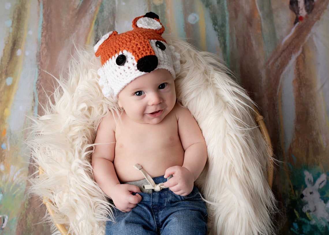 Fox Hat Animal Hat Halloween Hat Forest Critters Hat | Etsy