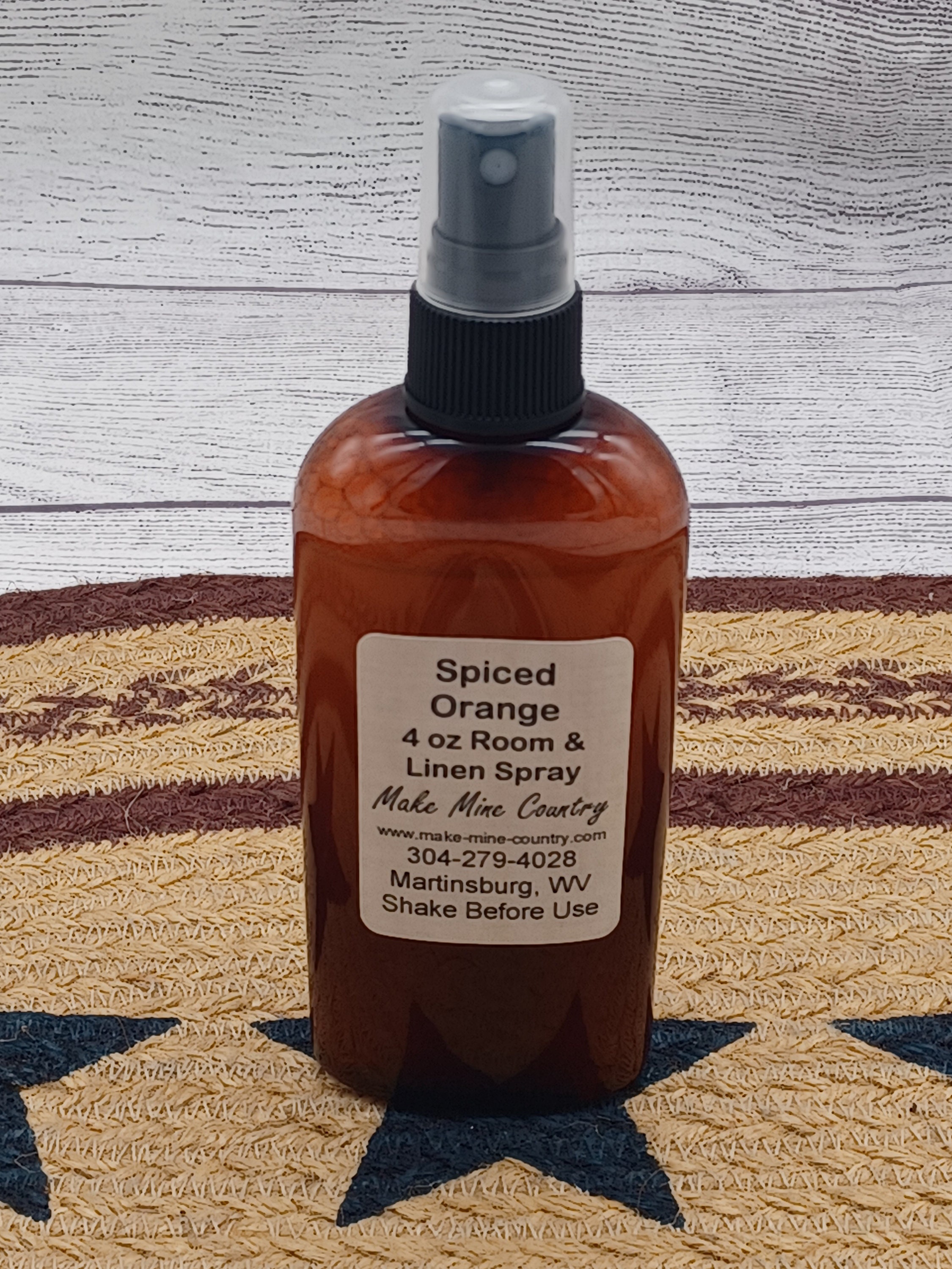 Spiced Orange 4oz Bottle Scented Room and Linen Spray, Bathroom ...