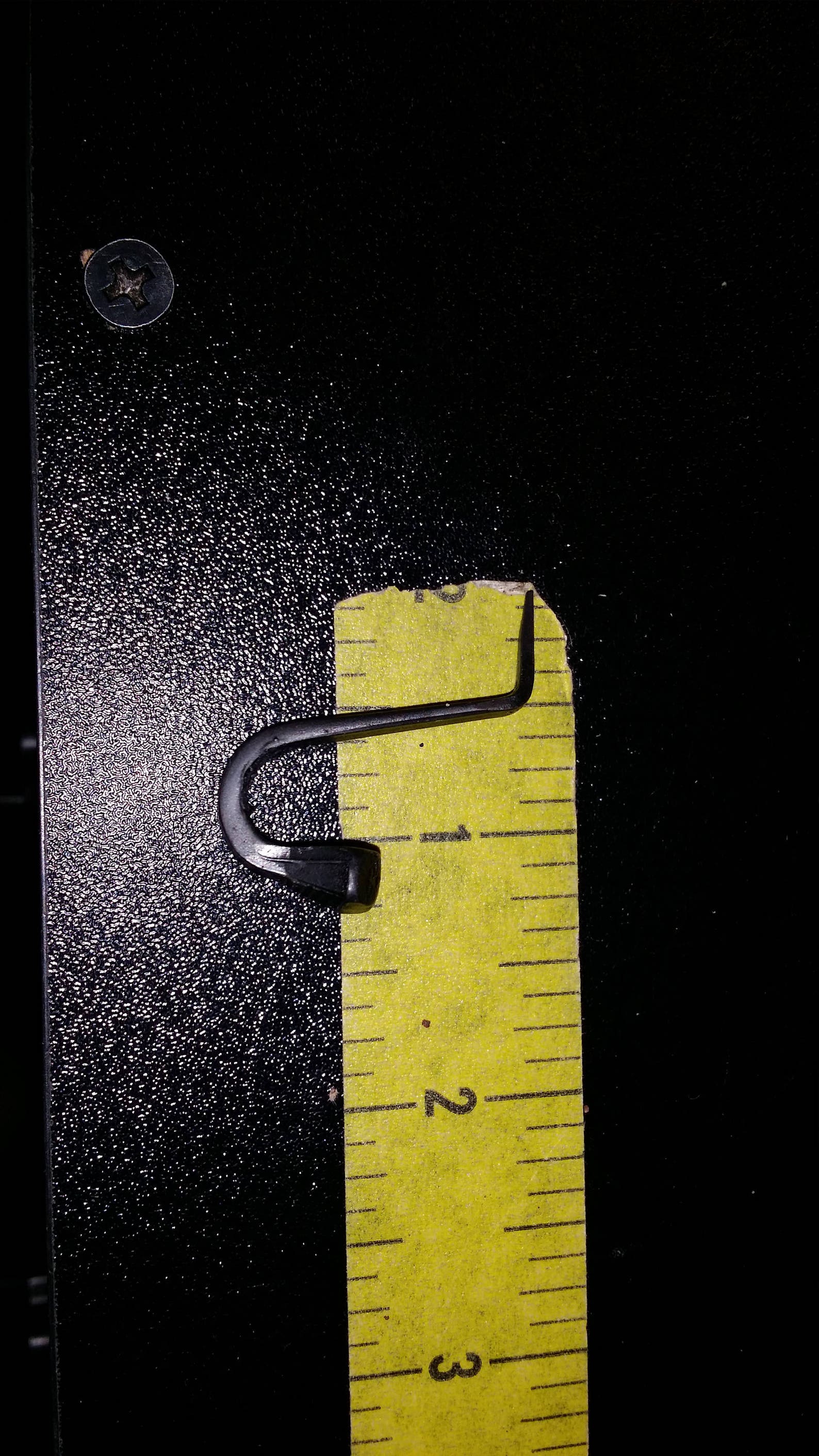 6 or 20 Small Wrought Iron Spike Hooks, 1-1/4" Tall, Primitive, Craft ...