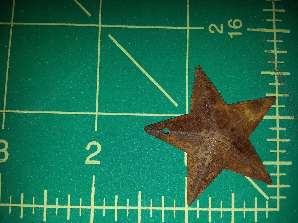 100 Rusty 1.5 1-1/2 Country Stars 3D Rusted - Etsy