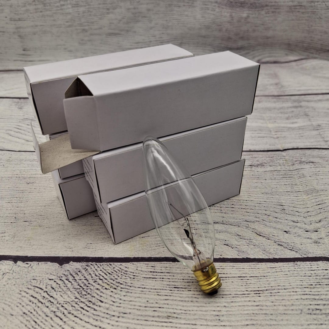 Clear Torpedo Light Bulbs, 25 Watt, 120 Volt, Craft Supply, Lamp Making ...